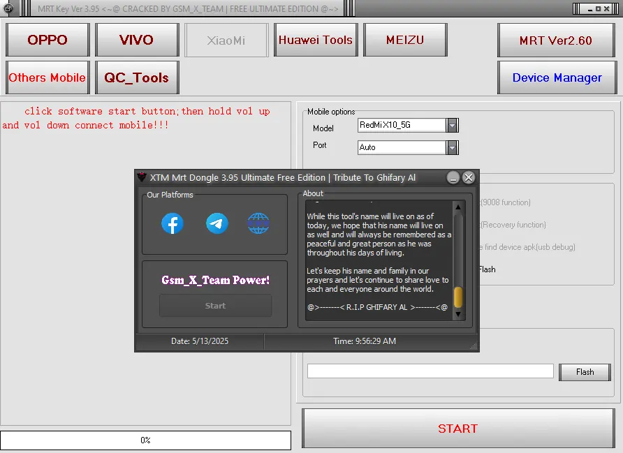 XTM MRT Dongle V3.95 Ultimate Offline Edition Free Download